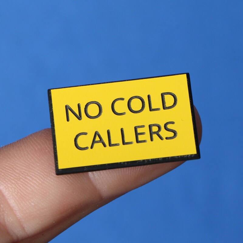 No Cold Callers Sign - Etsy UK