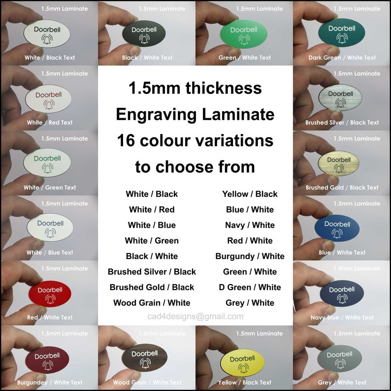 Engraved Plastic Laminate Sign 150mm X 150mm Your Wording Weather Proof ...