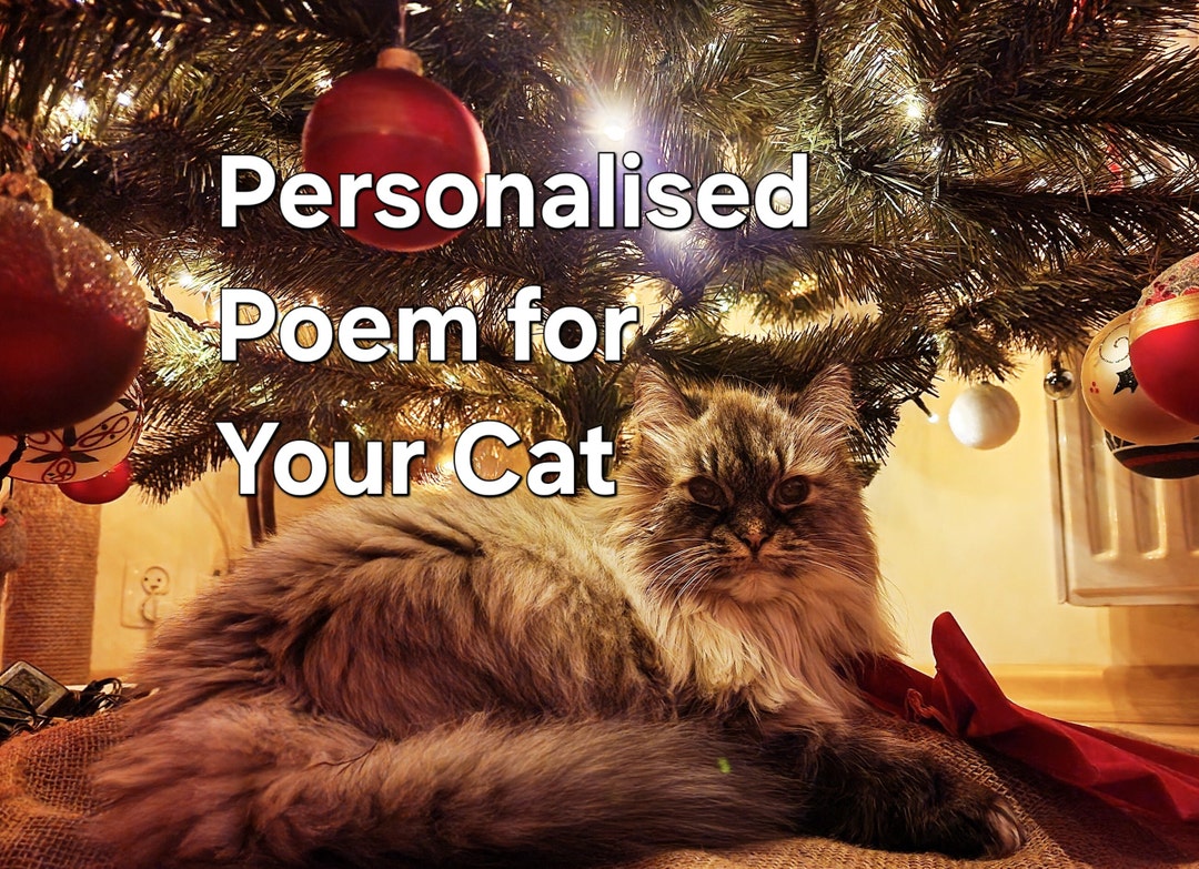 Poem About Your Cat, FOR Your Cat (personalised) - Etsy