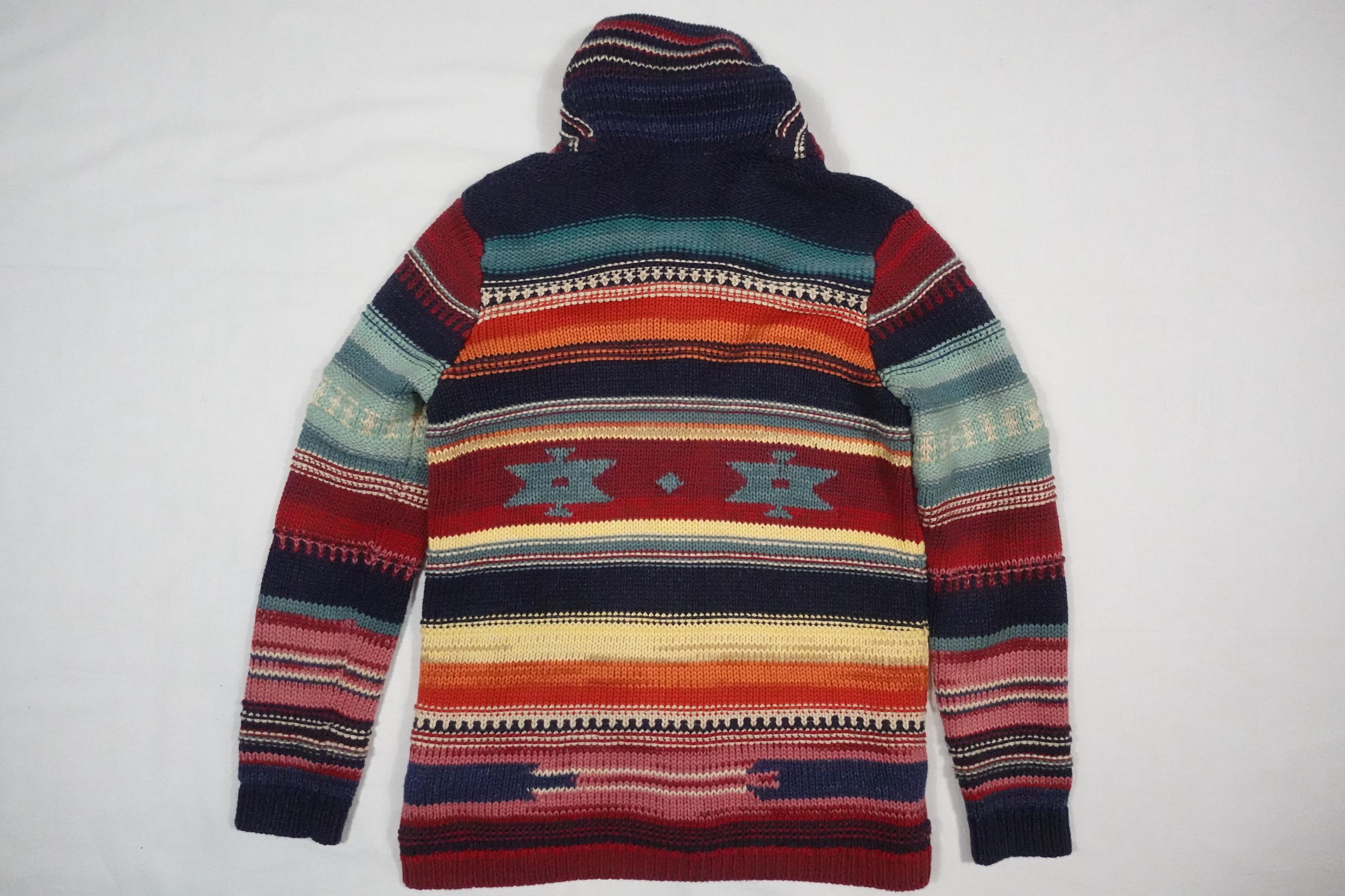 Polo Ralp[h Lauren Cardigan Sweater Serape Aztec Indian Southwestern ...