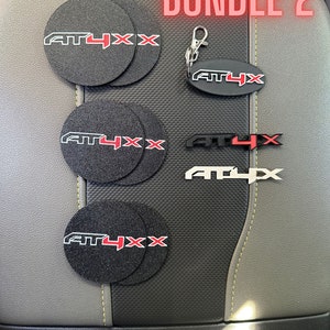 GMC Exclusive Sierra AT4 AT4X Upgrade Package Cup Holder Inserts Badge ...