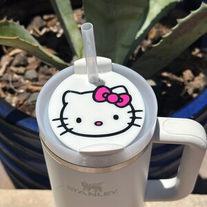 Hello Kitty Sanrio Stanley Cup Tumbler Topper Plate Decoration Fashion ...