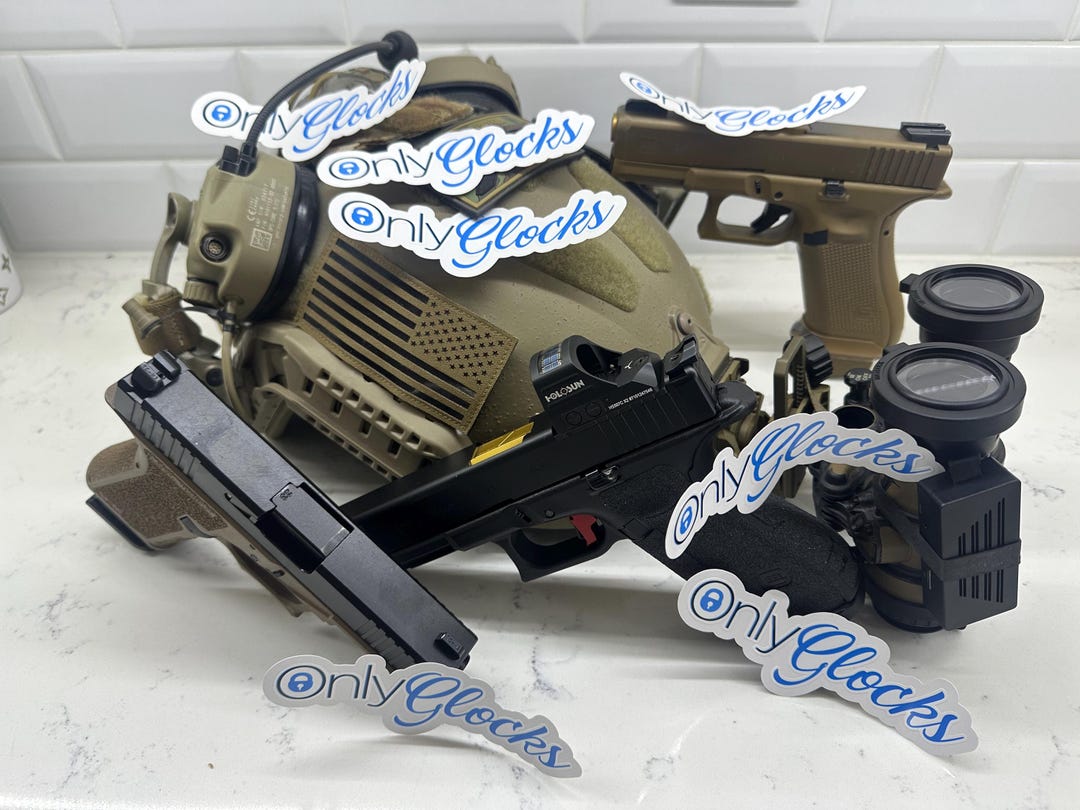 Only Glocks Sticker Funny Glock Decal for Gun Enthusiasts Vinyl ...