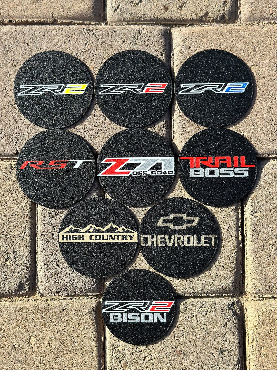 Chevy Elegance Exclusive Cup Holder Inserts for Silverado Colorado RST ...