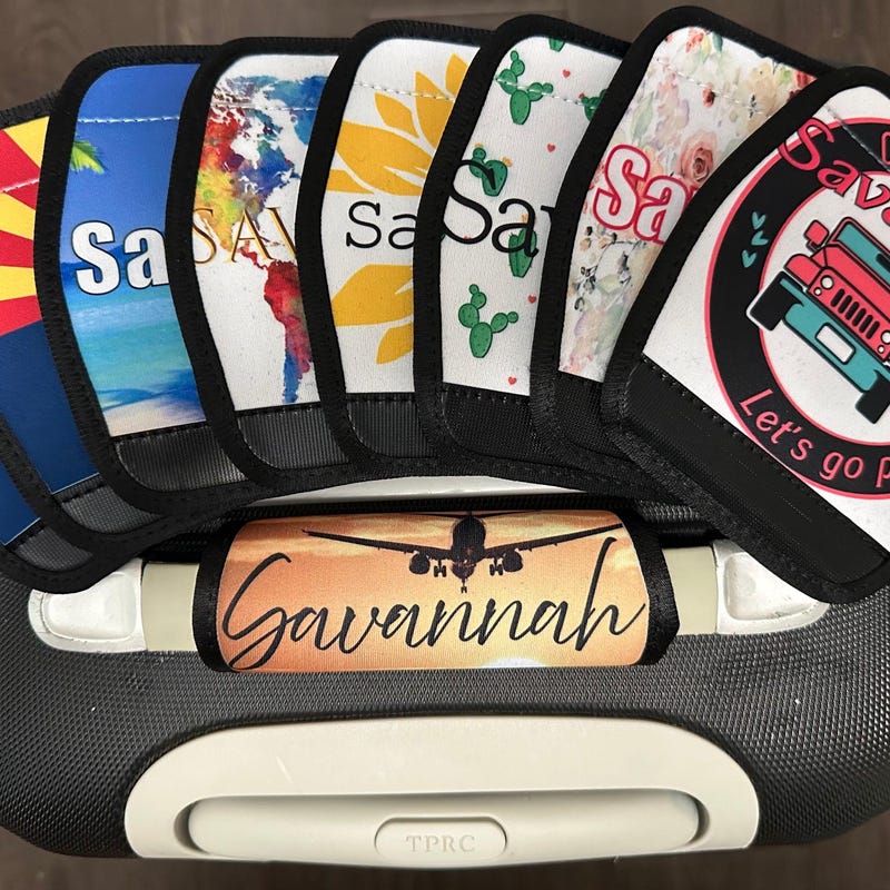 Personalized Suitcase Grip - Etsy