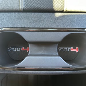 GMC Exclusive Sierra AT4 AT4X Upgrade Package Cup Holder Inserts Badge ...