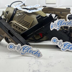 Only Glocks Sticker Funny Glock Decal for Gun Enthusiasts Vinyl ...