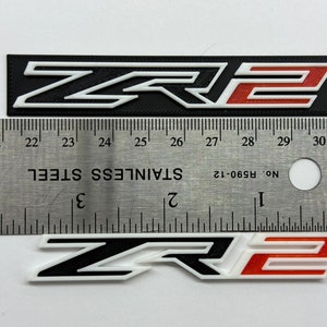 Chevy Elegance Exclusive Silverado ZR2 LOGO Emblem Add a Badge ZR2 ...