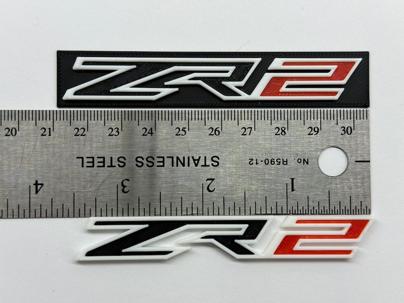 Custom High Country Silverado ZR2 6.2L Emblem Add a Badge for ZR2 ...