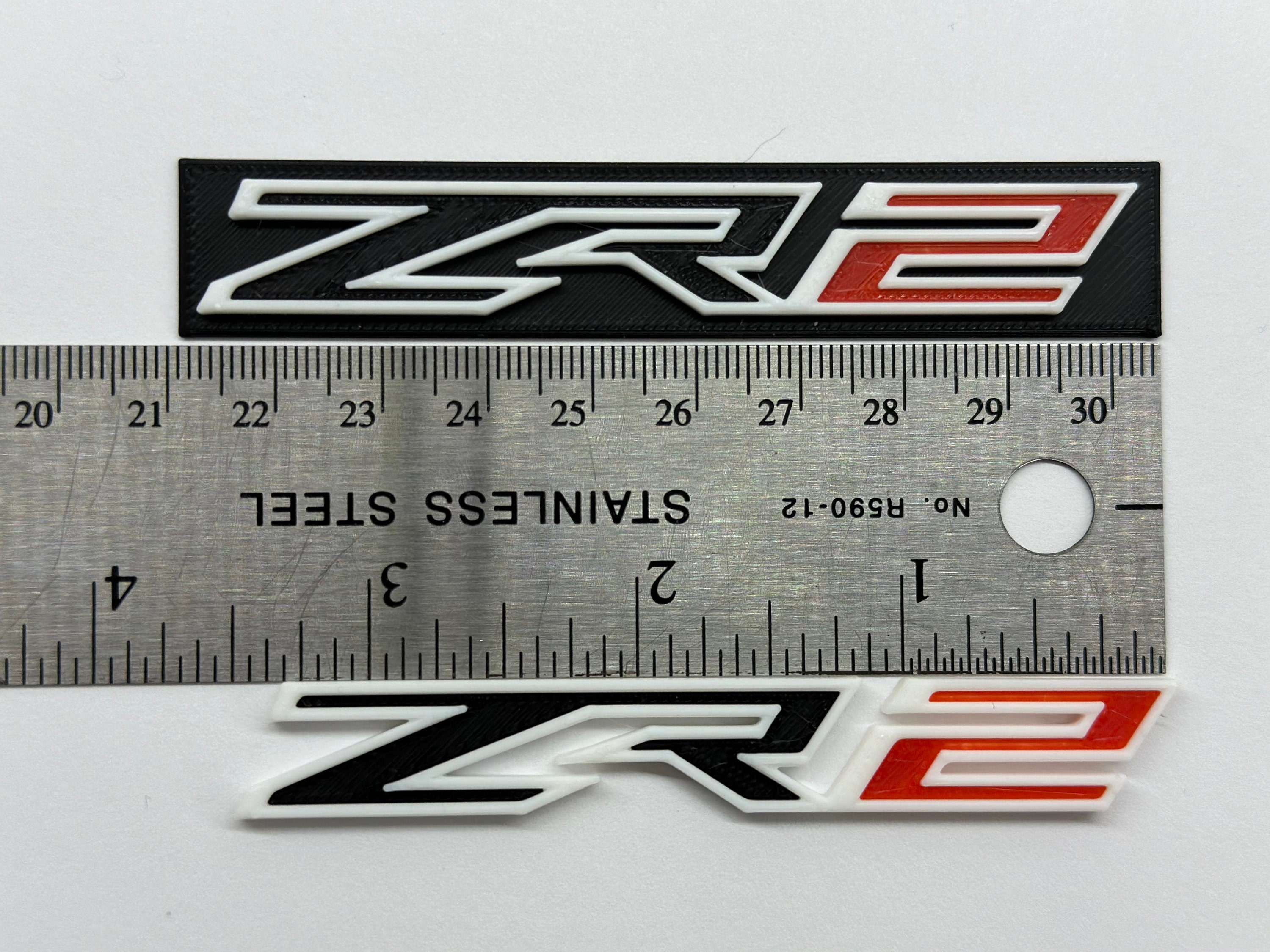 Custom High Country Silverado ZR2 6.2L Emblem Add a Badge for ZR2 ...