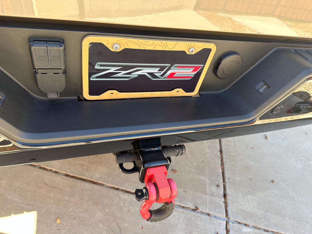 Custom Chevy Silverado ZR2 Vanity Front License Plate Personalized ...