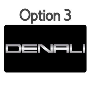 Denali Decal for Car Enthusiasts Sleek Black and Red Design Blocks the ...
