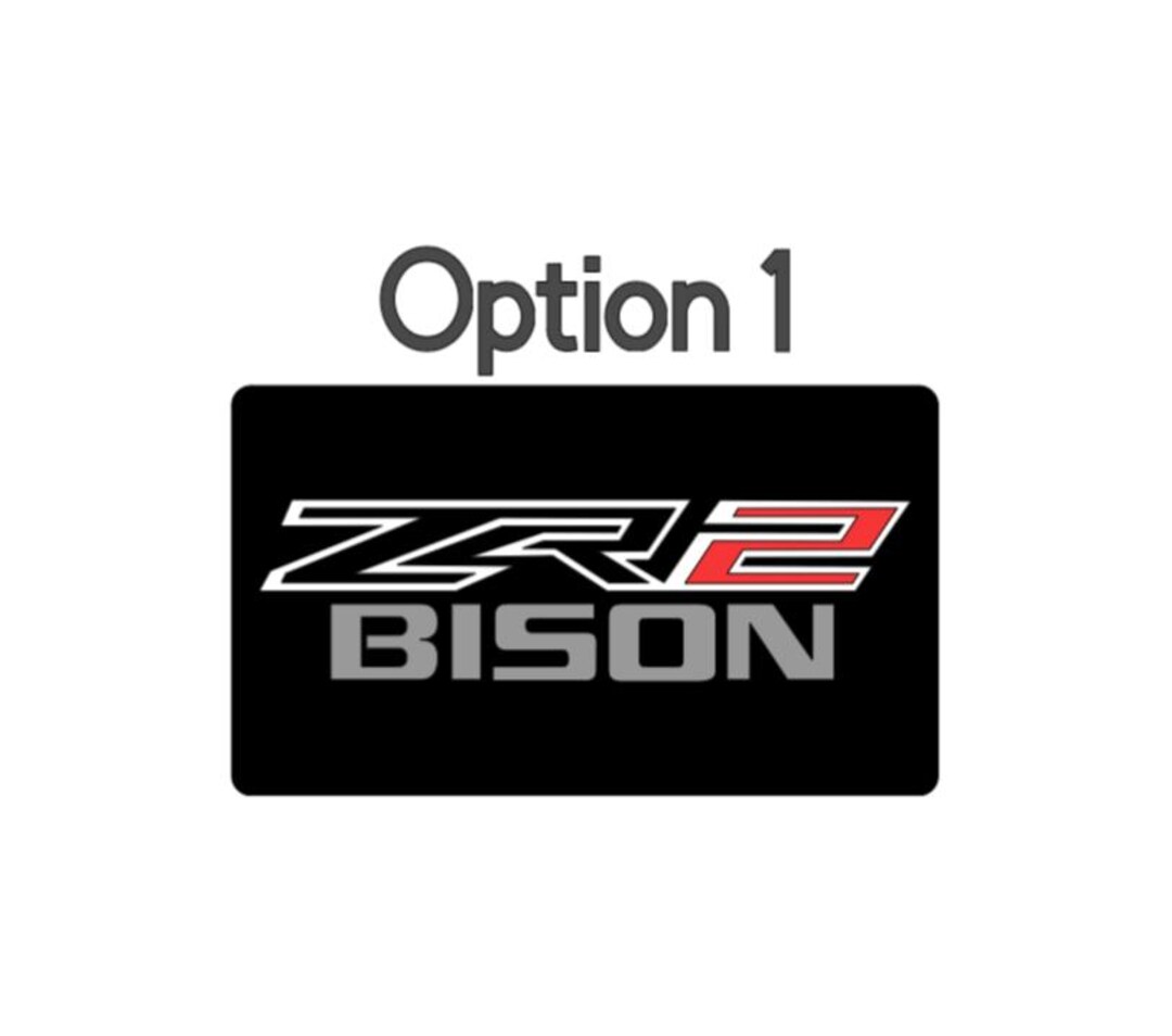ZR2 Bison Decal for Car Enthusiasts Sleek Black Design Blocks the ...