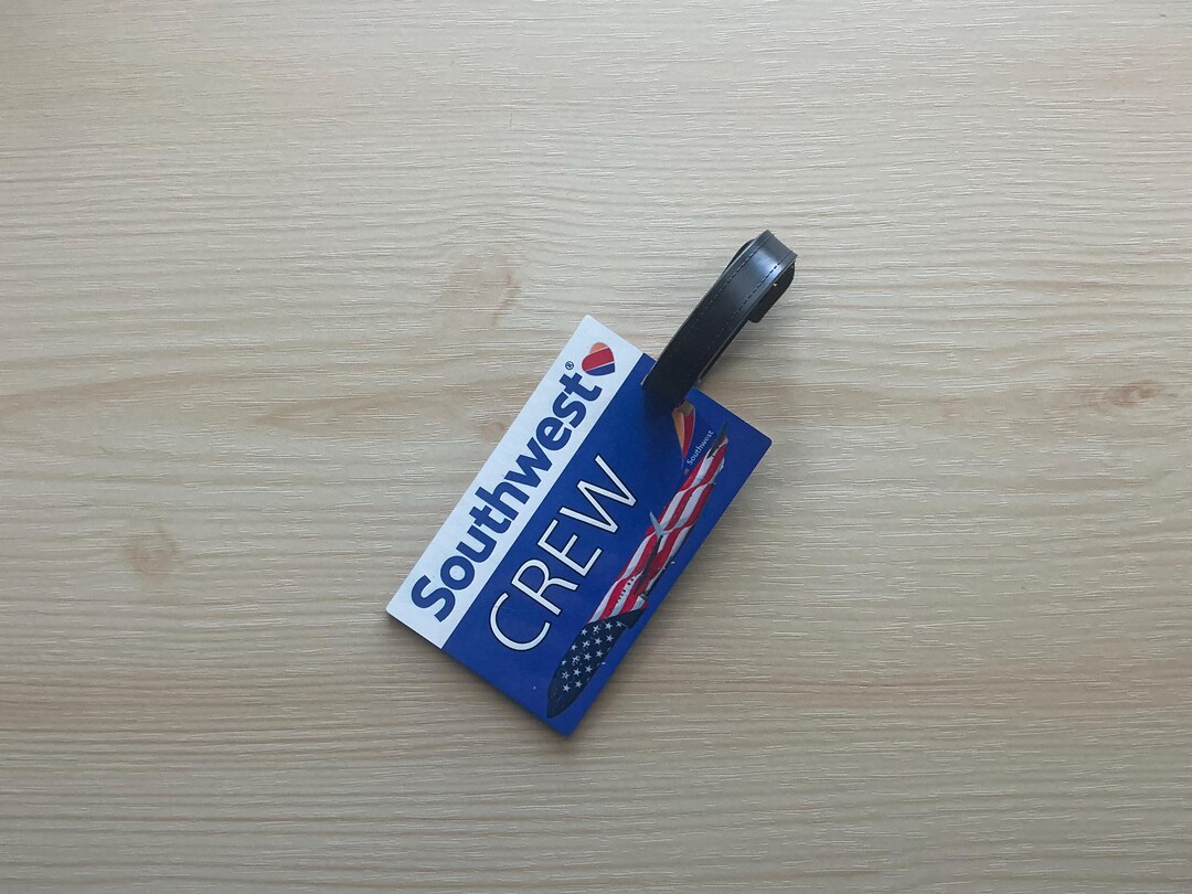 Southwest Airlines Crew Tech Ops Custom Luggage Tags Personalized ...