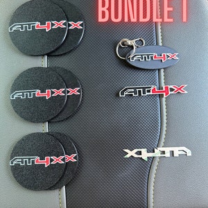 GMC Exclusive Sierra AT4 AT4X Upgrade Package Cup Holder Inserts Badge ...