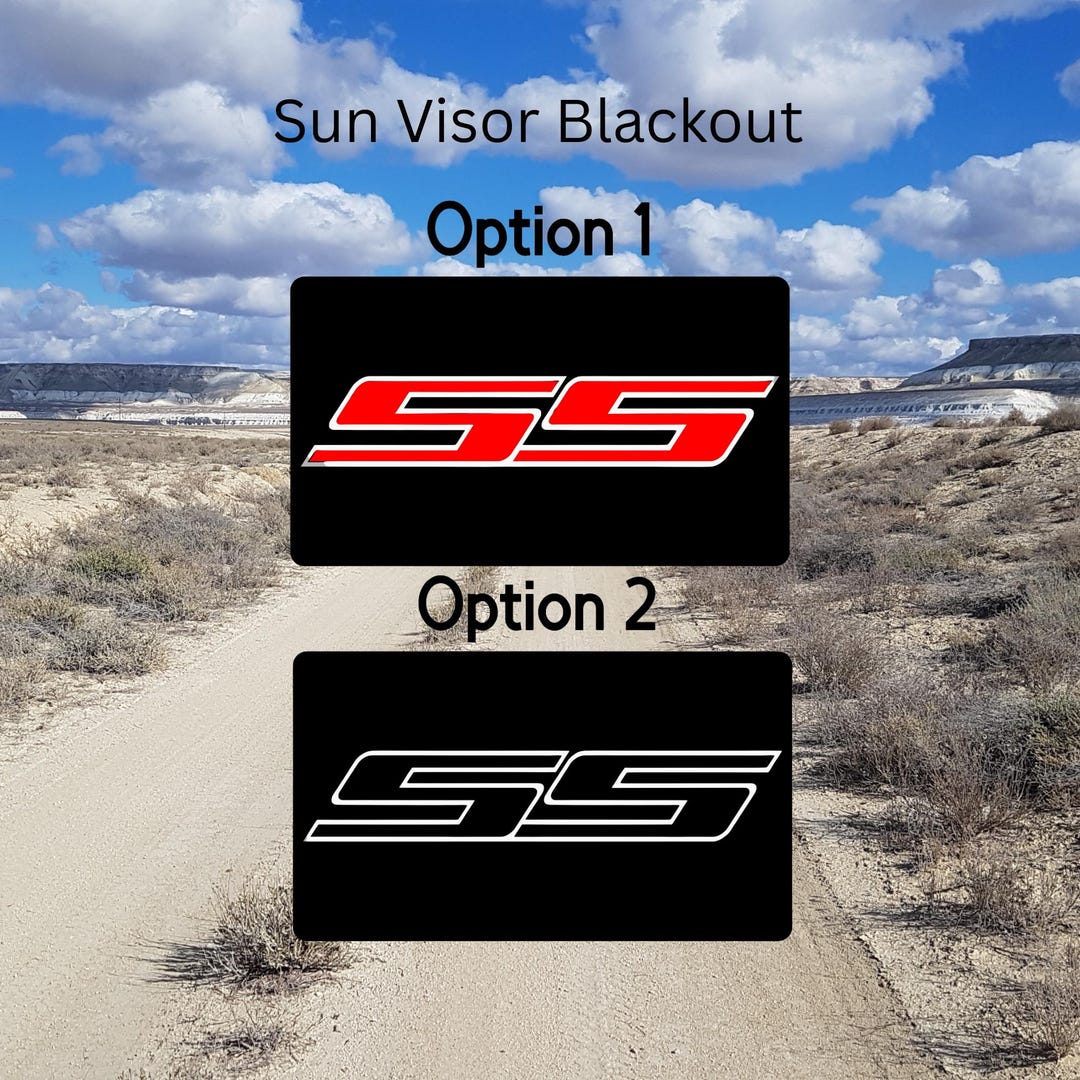 Sun Visor Warning Label Blackouts | SS C H E V Y Equinox Blazer ...