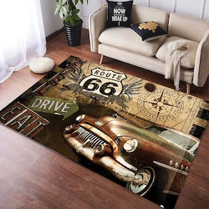 Classic Car Rug Etsy