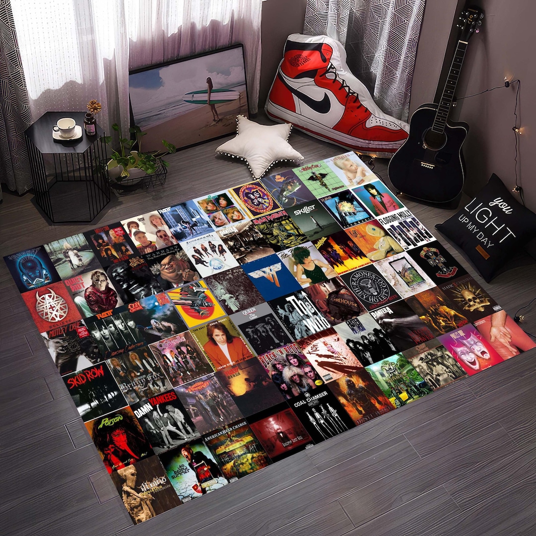 Rock Band Poster, Classic Rock Art Music Wall Decor, Band Album Print ...