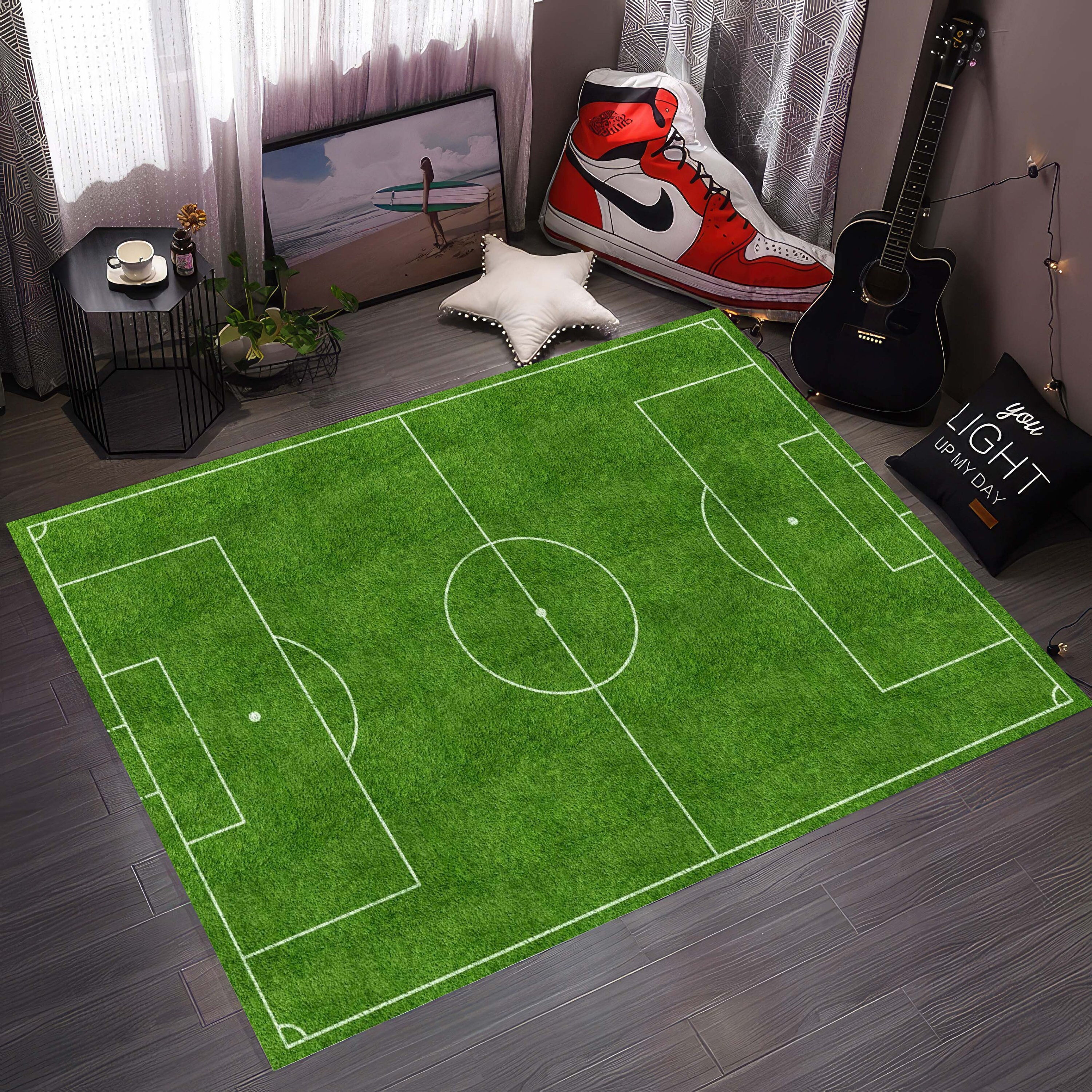 Green Soccer Field, Football Pitch Carpet, Football Field Gridiron ...