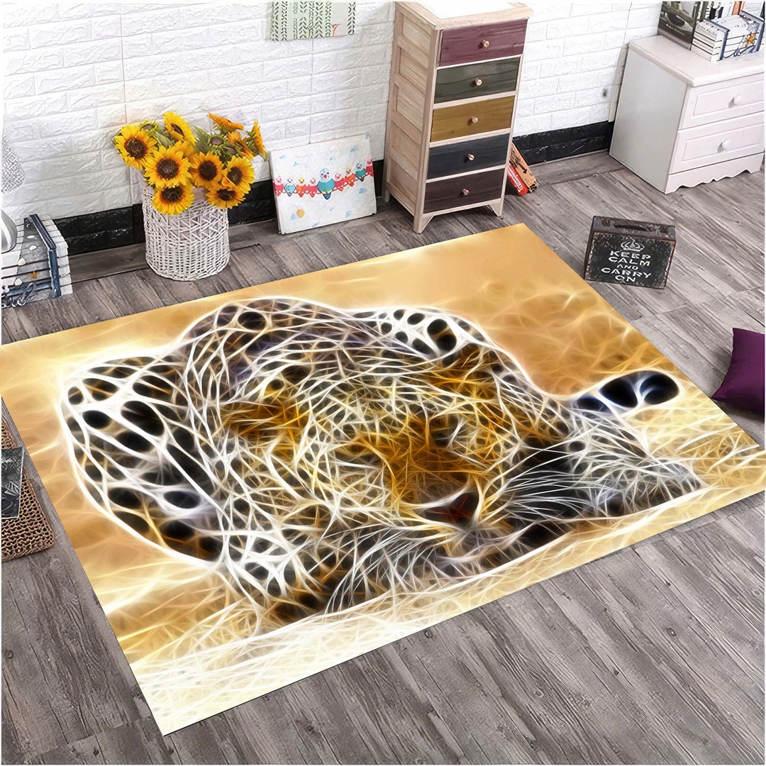 Bengal Tiger Rug, Tiger Pattern Rug, Living Room Rug, Tiger Rug ...