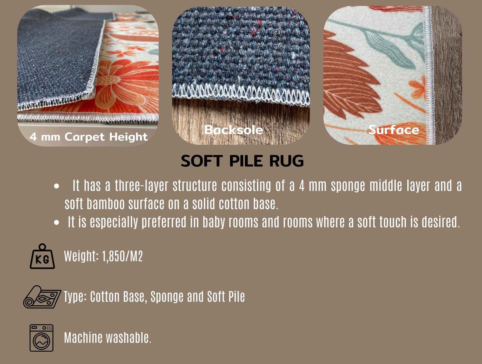 Aesthetic 90s Carpet, Colorful Retro Style 90s Rug, Playroom Carpet ...