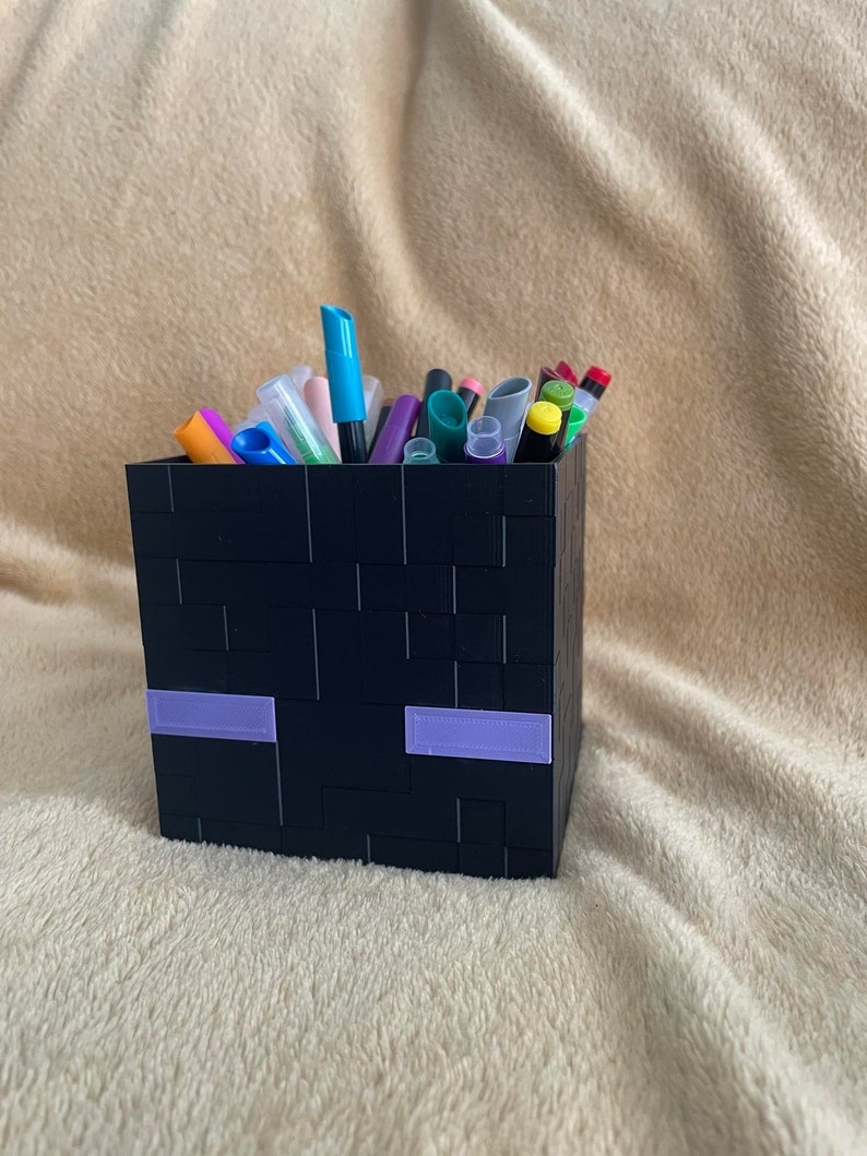 Minecraft Enderman Head Vase 3D Printed Minecraft 3D Prited Gamer Gifts for Minecraft Player ...