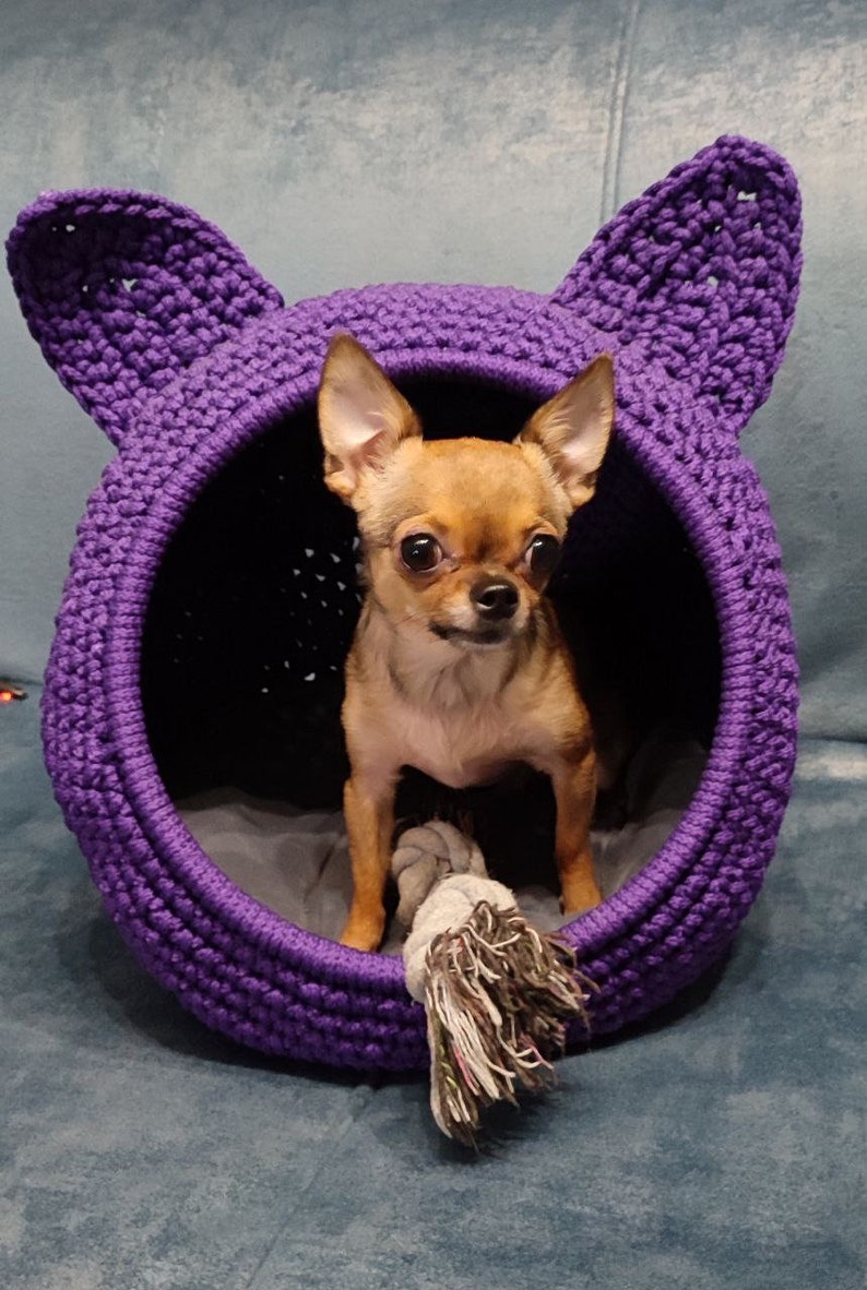 Cat House, Cat Cave Pattern, Fancy Cat Bed, Large Modern Pet Bed ...