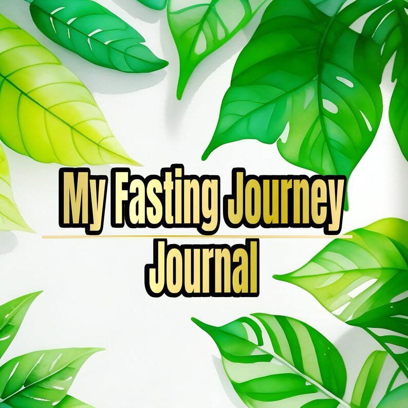 My Fasting Journal - Etsy