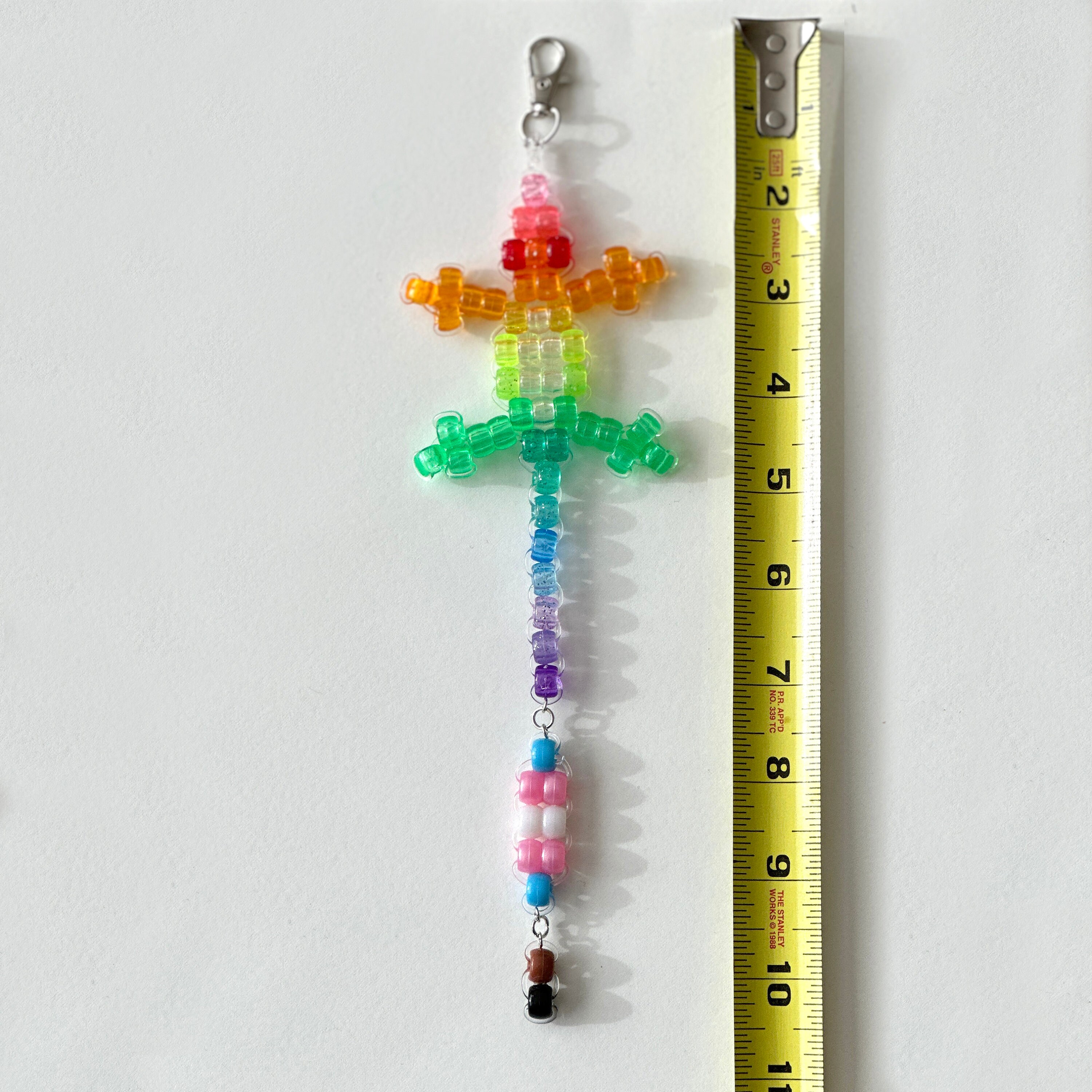 PREMIUM PRIDE Flag Rainbow Crystal Lizard : Keychain for a Cause ...