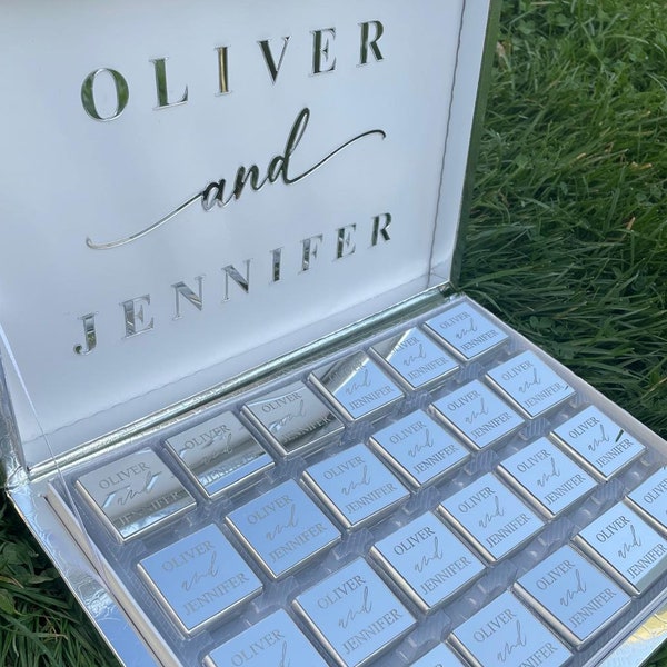 Personalized Wedding Chocolate - Etsy