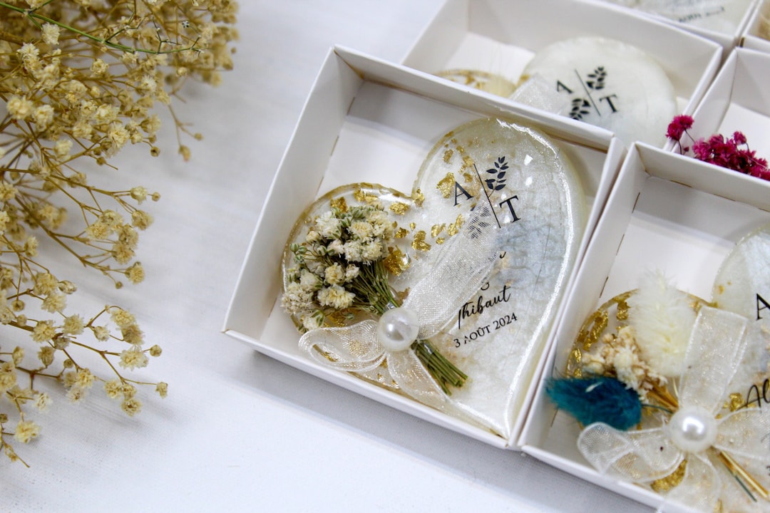 Bulk Custom Epoxy Wedding Invitation, Unique Epoxy Wedding Guest Gift ...