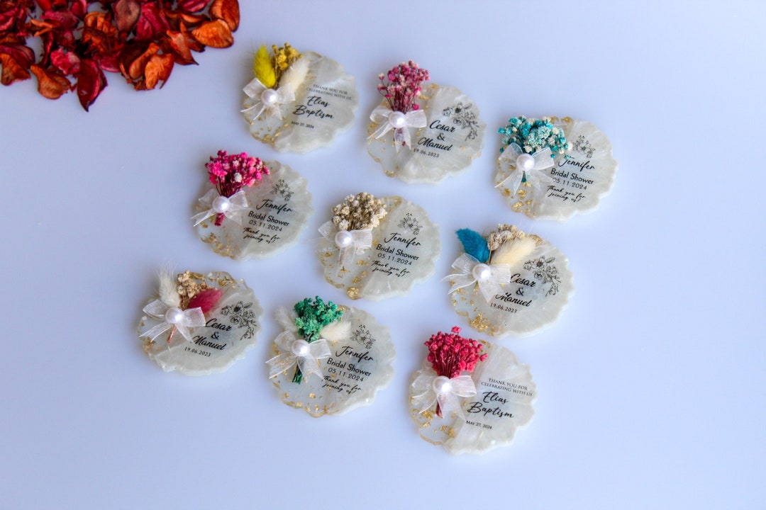 Bulk Custom Epoxy Wedding Invitation, Unique Epoxy Wedding Guest Gift ...