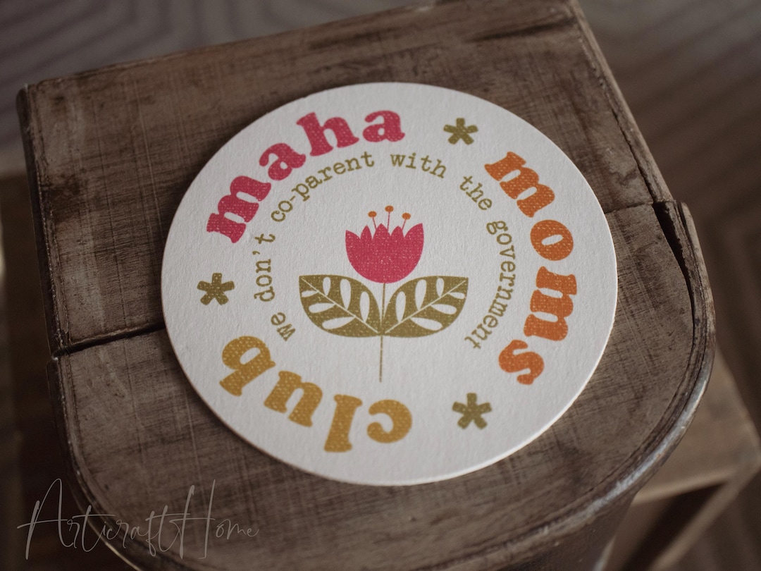 Maha Coaster, Maha Moms Club Cardstock Mug Cold/hot Drinks Coasters, We ...