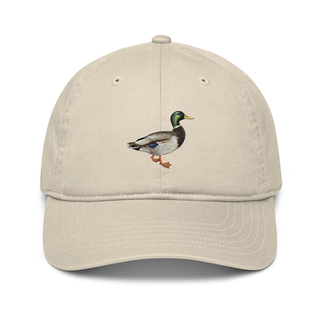 Mallard Duck Organic Dad Hat, Hunter Gift, Unisex Cotton Cap ...