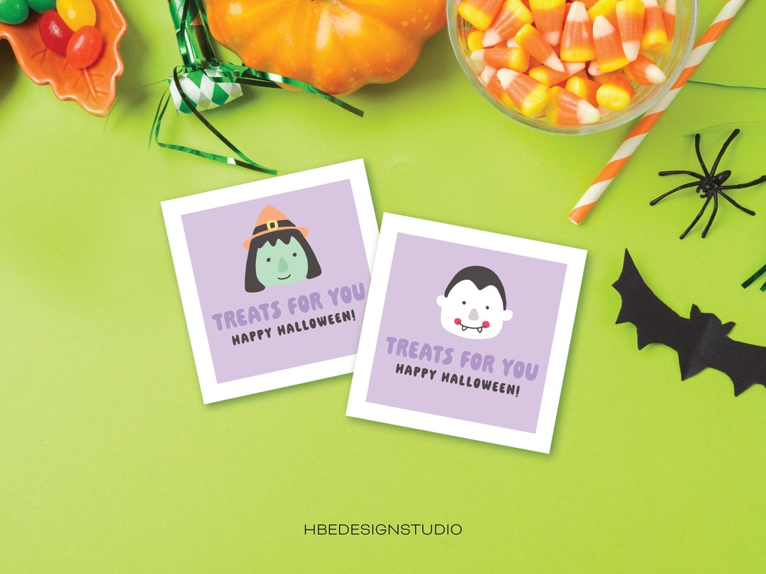 Printable Halloween Peeps Gift Tags - Etsy