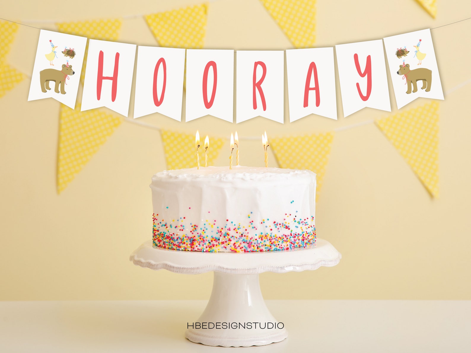 Birthday Banner Printable Instant Download Party Animals Printables Diy ...