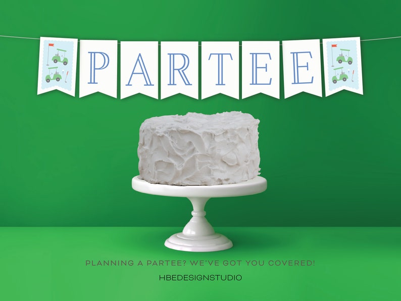 Printable Golf Party Banner: DIY Birthday Decor (PDF) - Etsy