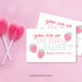 Strawberry Valentine Printable | Instant Download | Valentine ...