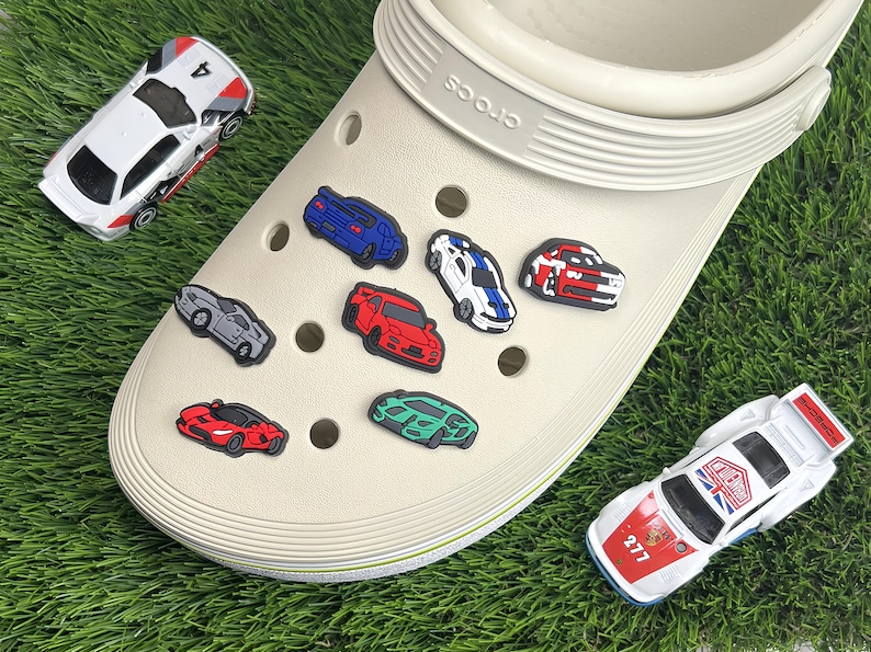 Racing Lights Croc Charm Car Popular Croc Charm Racing Car Croccharm ...