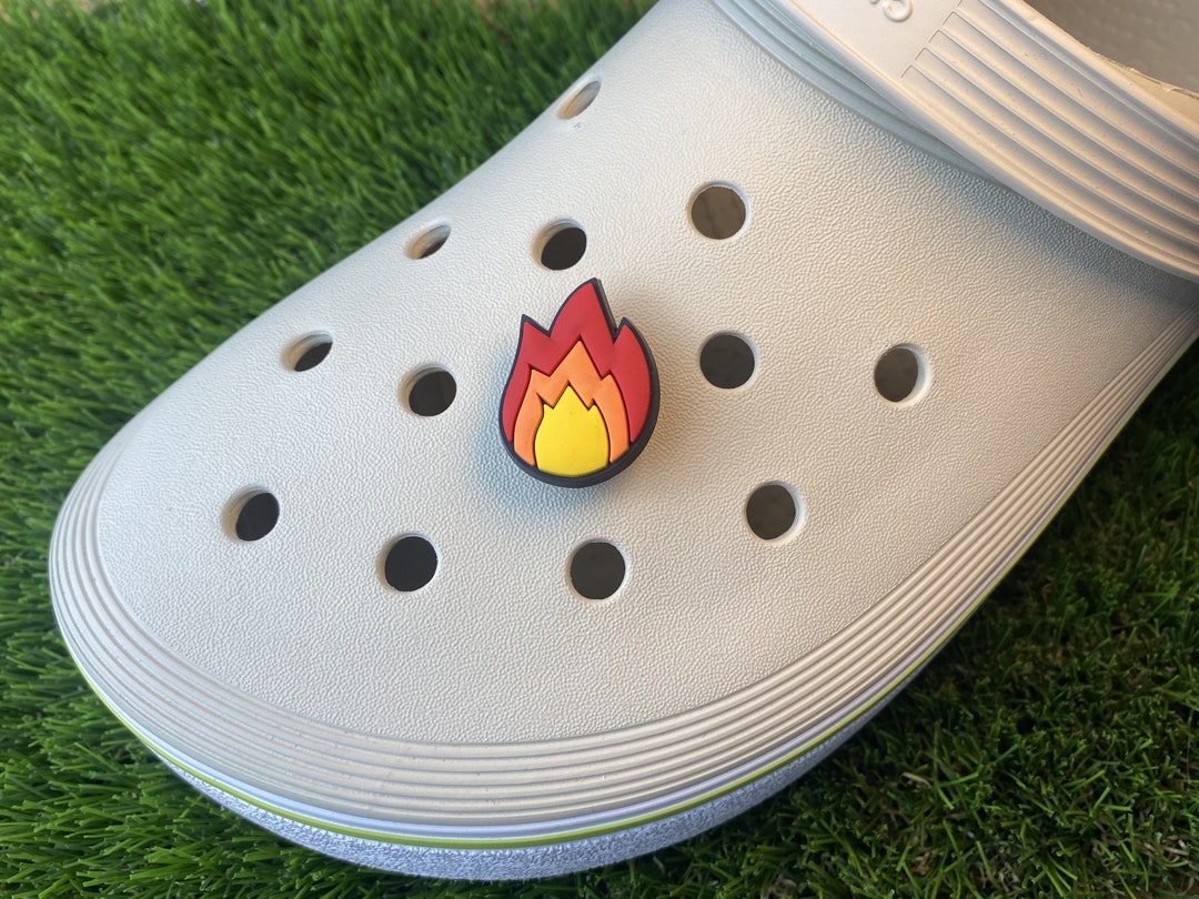 Fire Flame Croc Charm Popular Croc Charm Fire Flame Croccharm Fire ...