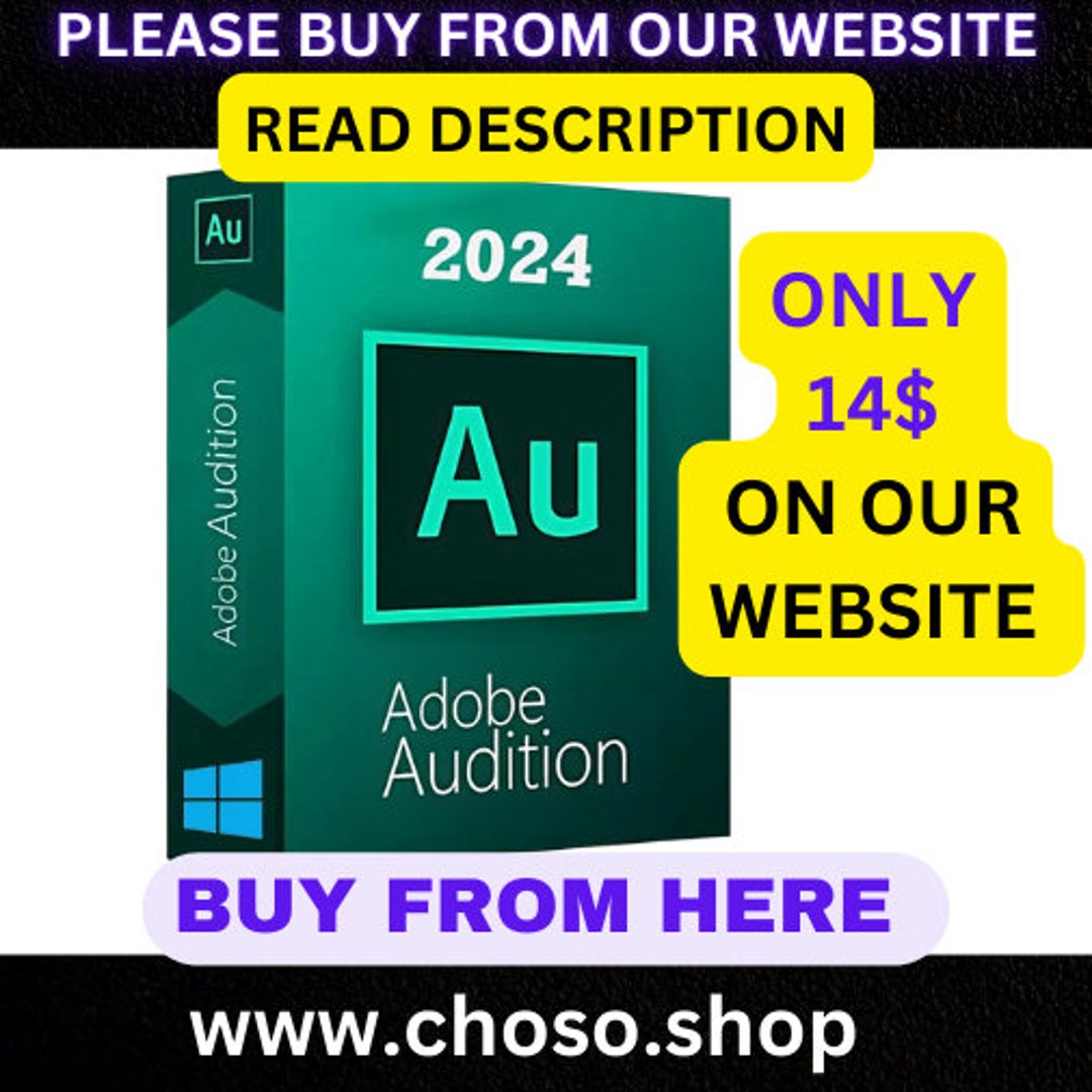 Adobe Audition 2024 Desktop - Etsy