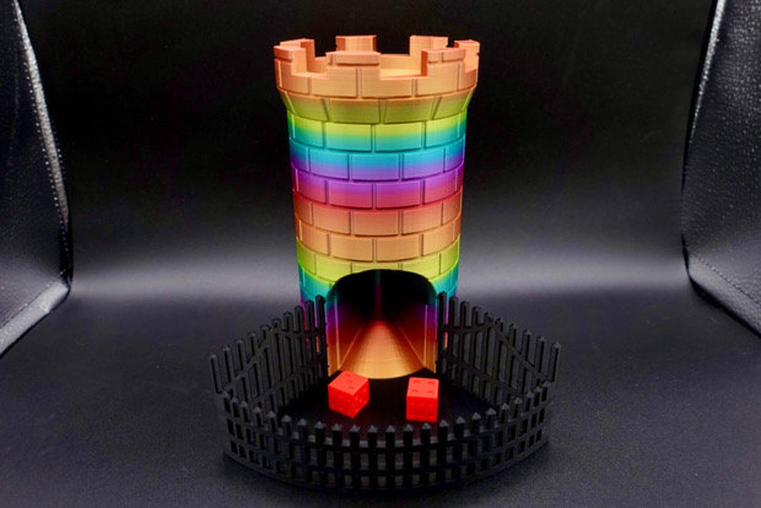 Castle Dice Tower / Dice Tower / Rainbow Tower / Board Games / Board ...