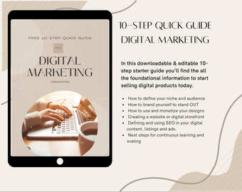Quick Start Digital Marketing Guide - Etsy