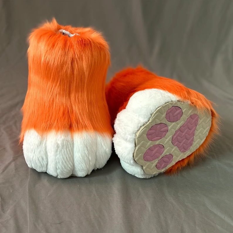 Cute Fursuit Feet Paws, Fursuit Shoes, Cosplay Fee Paws, Fox Paws ...