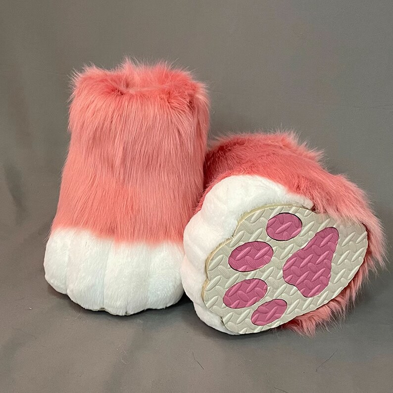 Cute Fursuit Feet Paws, Fursuit Shoes, Cosplay Fee Paws, Fox Paws ...