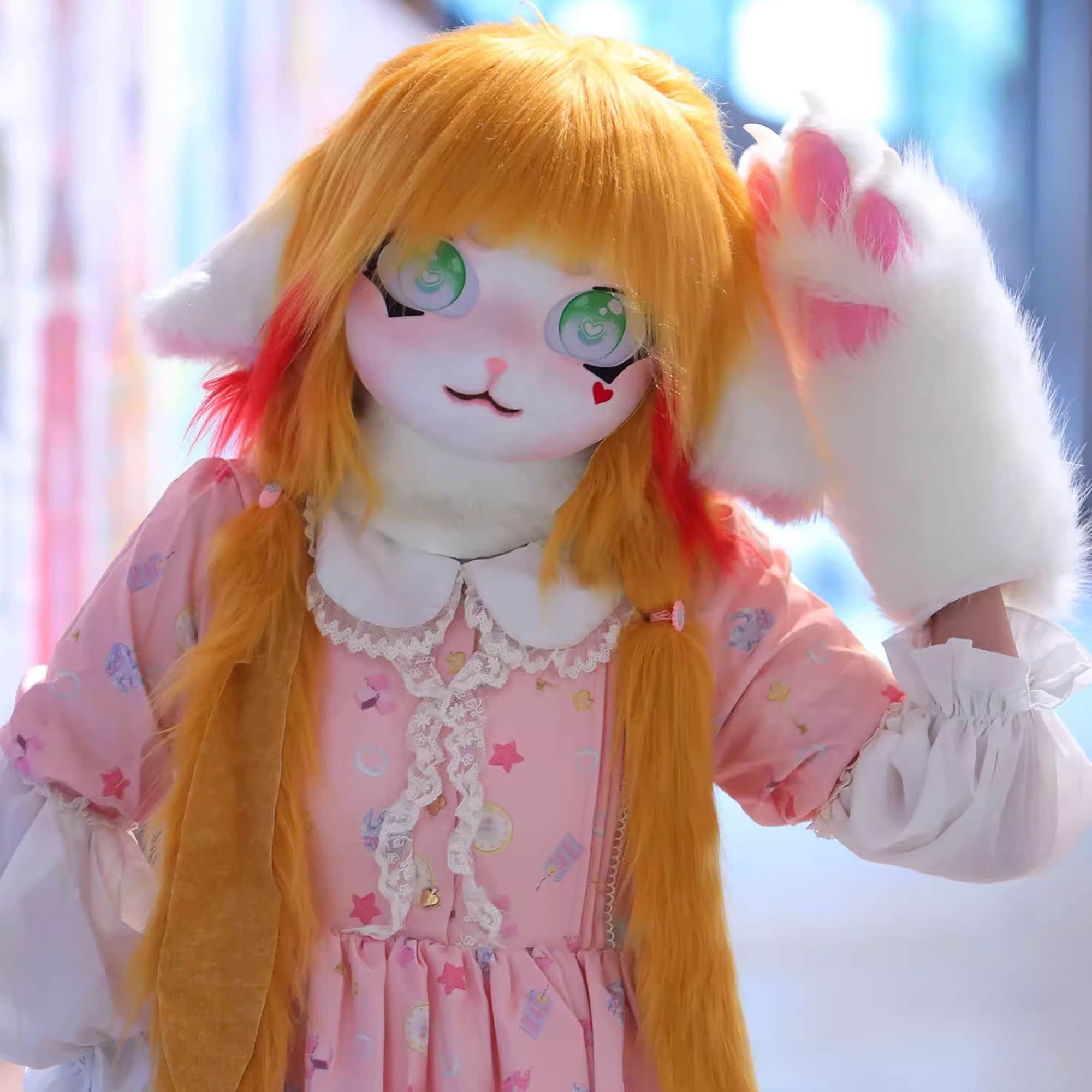 16 Colors Kawaii Mask King Cat Mask Furry Cosplay Mask Head , Beast ...