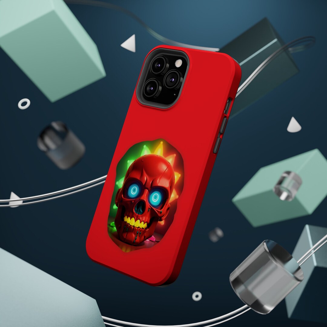 Red Skull Magsafe Case, Red - Etsy