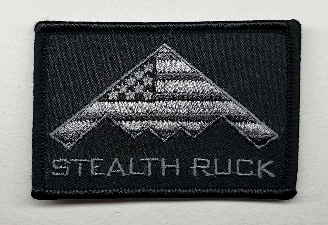 USAF B-2 Spirit Stealth Bomber Morale Patch – Embroidered Hook and Loop ...