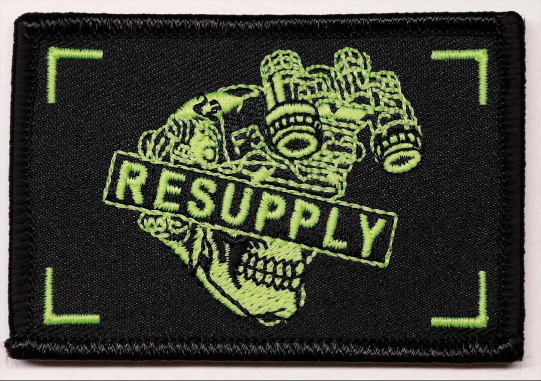 Resupply Night Vision Skull Morale Patch – Glow in the Dark ...