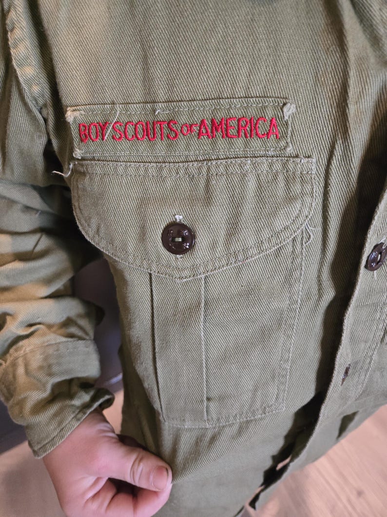 Vintage 1950's/1960's Boy Scouts of America Uniform Shirt/tuscaloosa ...